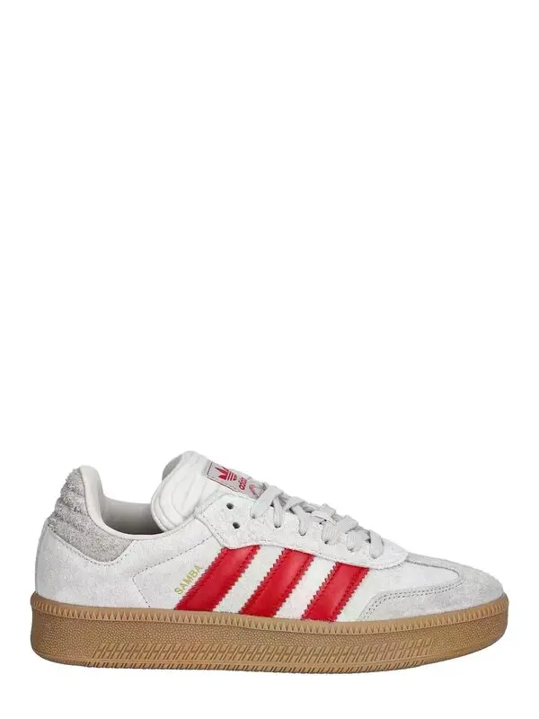 Adidas Samba Three-stripe Sneakers - Grey