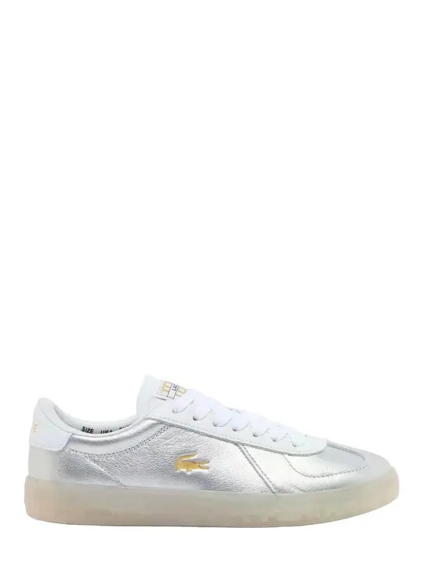 Lacoste Metallic Leather Sneakers - Grey