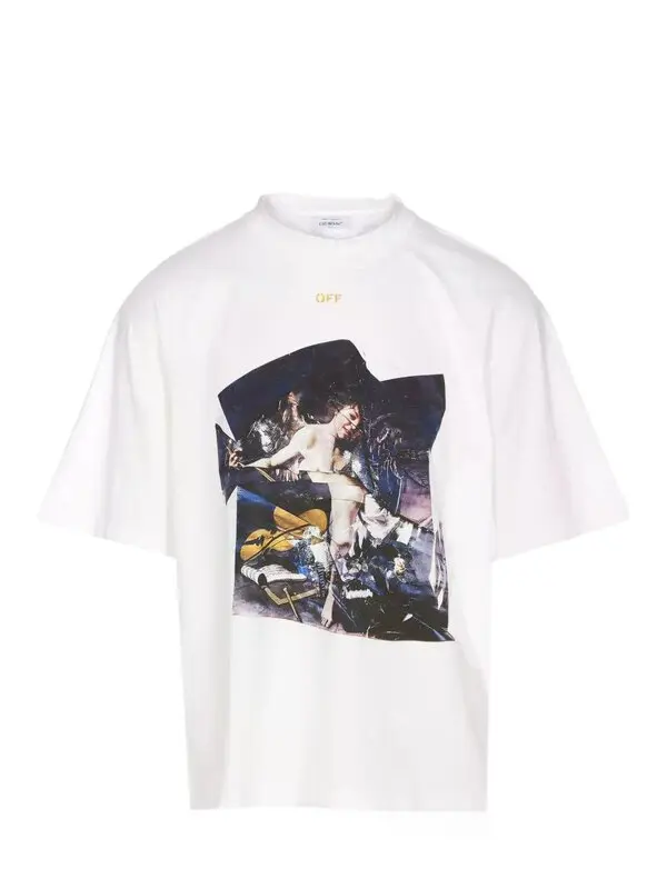 Off-White Cupid Print Crewneck T-shirt - White