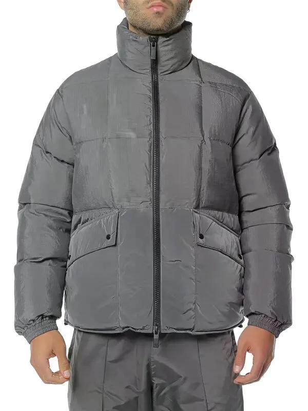Armani Exchange Quilted Puffer Jacket - Grey