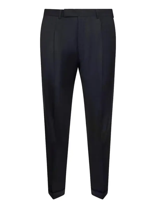 PT TORINO Tailored Wool Trousers - Blue