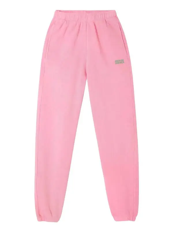 American Vintage Embroidered Logo Sweatpants - Pink