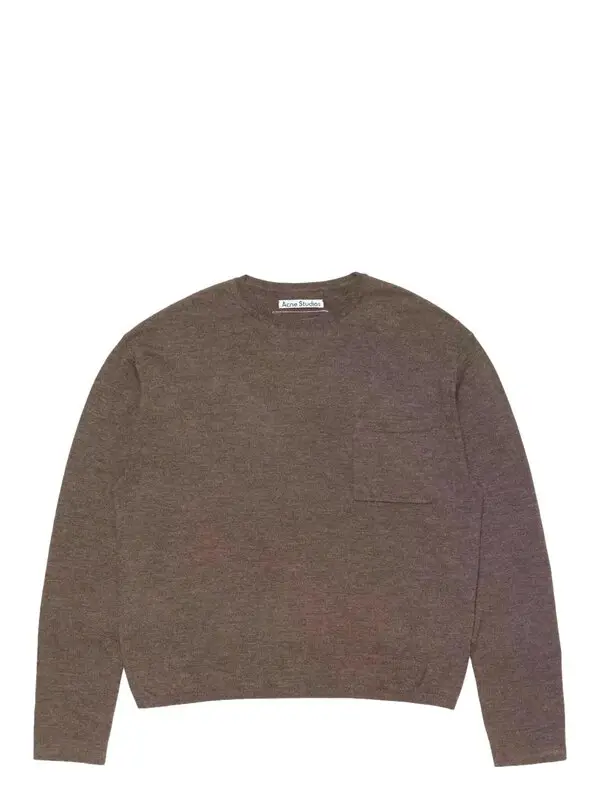 Acne Studios Cashmere Crewneck Sweater - Brown