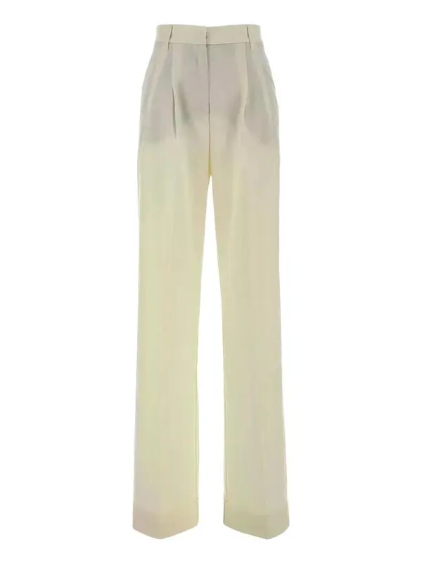 Andamane Pleated Palazzo Trousers - Neutrals