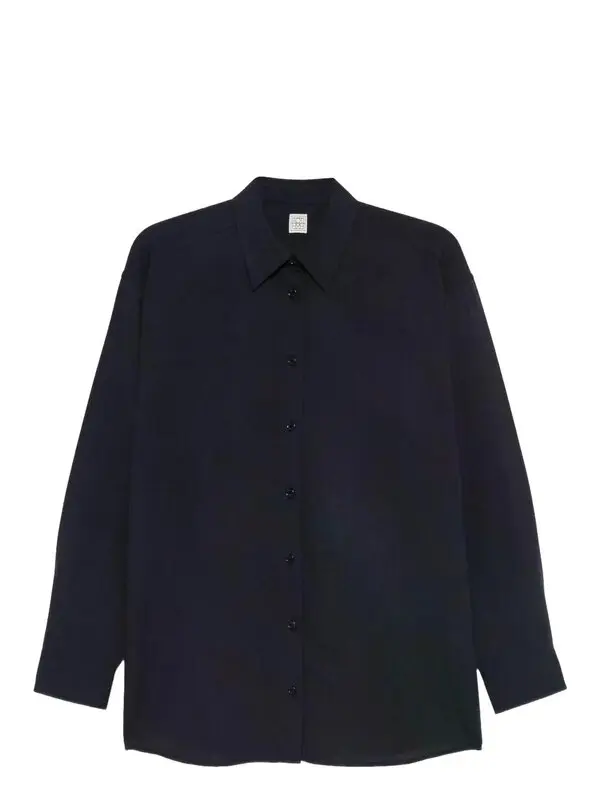 TOTEME Classic Fluid Shirt - Blue