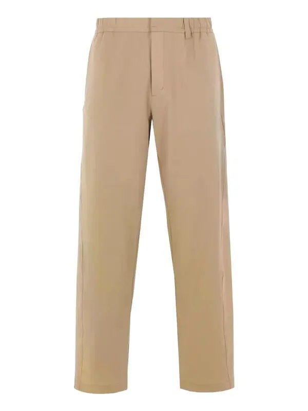Herno Elasticated Waistband Trousers - Neutrals