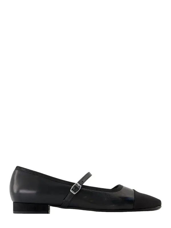 CAREL Gisela Buckle-strap Ballerina Flats - Black