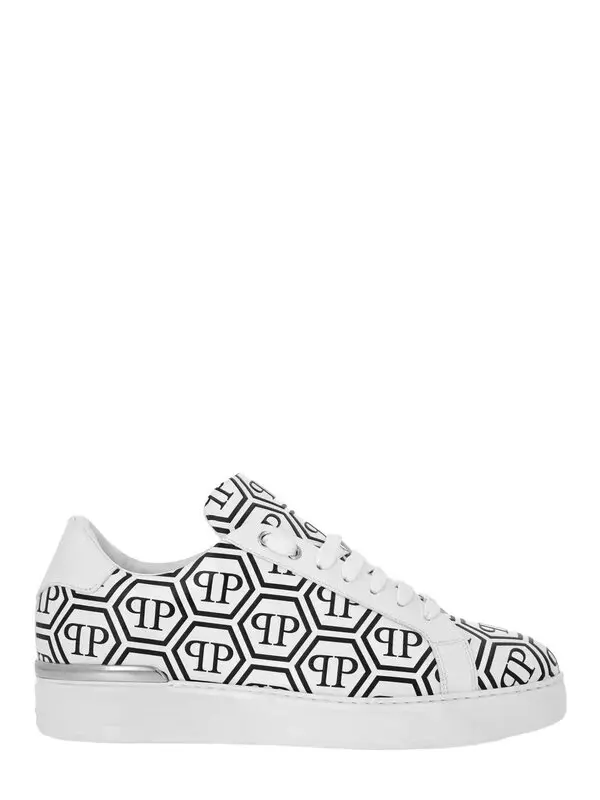 Philipp Plein Big Monogram Low-top Sneakers - White