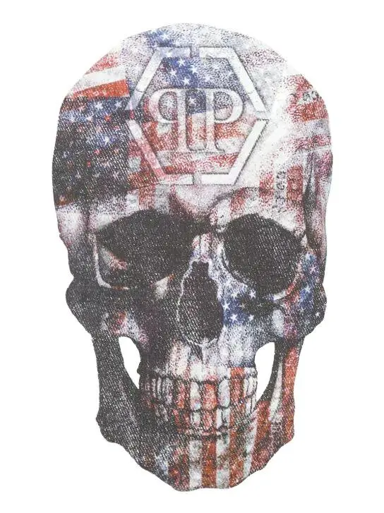 Philipp Plein Skull America T-shirt - White
