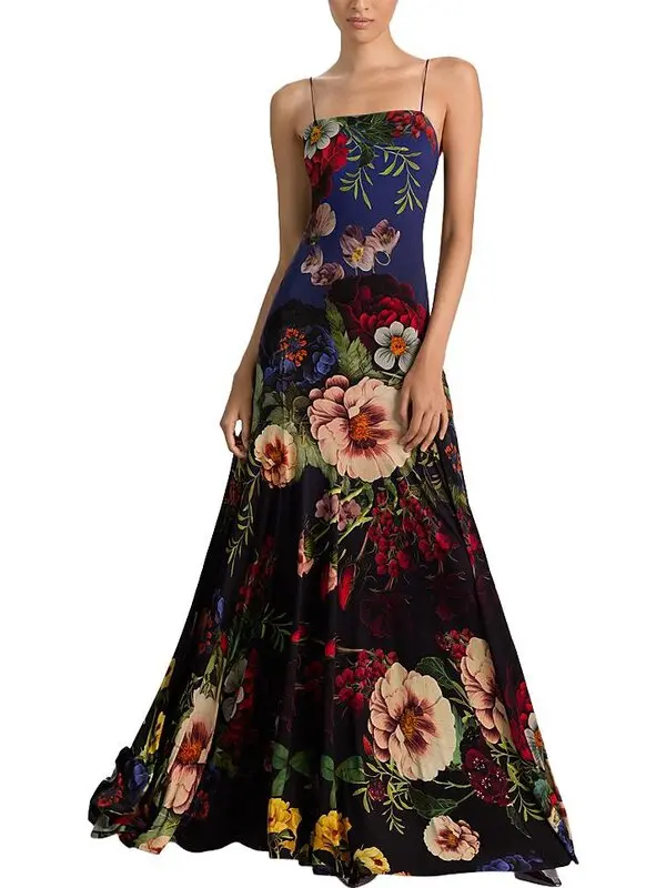 Alice + Olivia Augusta Gown - Magic Garden Gradient
