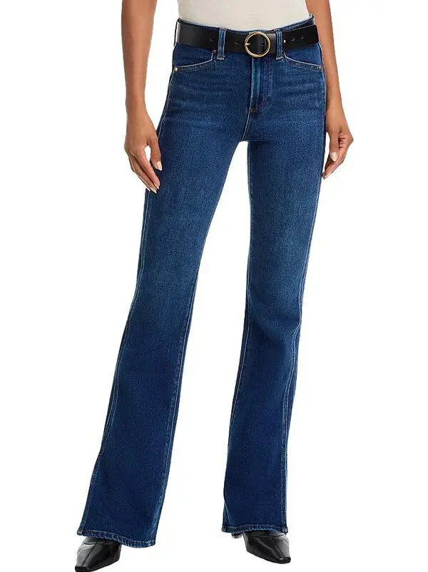 Paige Laurel Canyon High Rise Jeans - Desolate