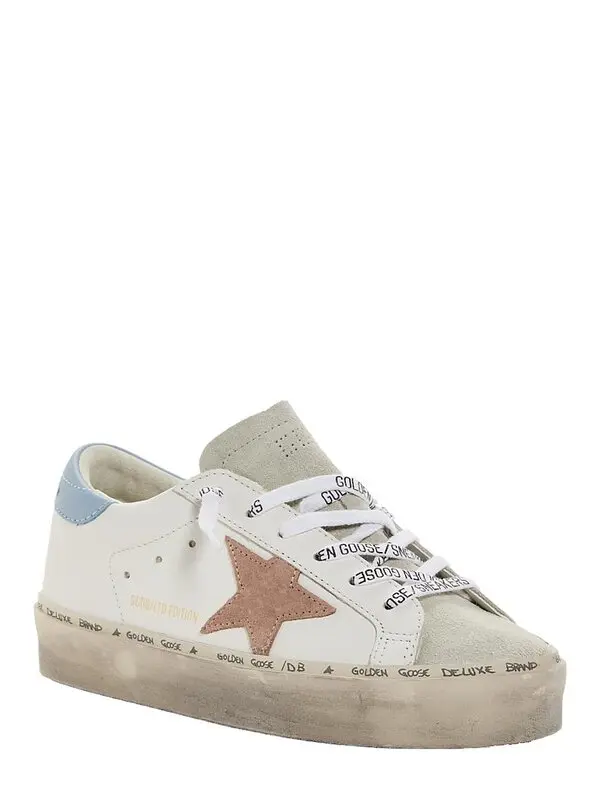 GOLDEN GOOSE Hi Star Sneakers - White/icean