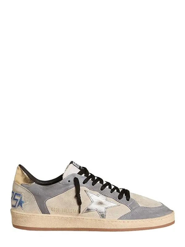 Golden Goose Ball Star Sneakers - Grey Denim