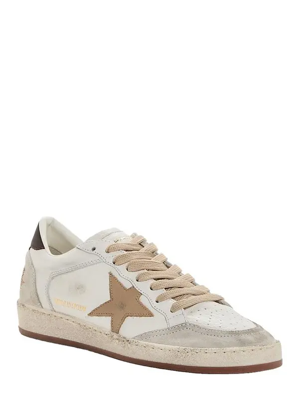 GOLDEN GOOSE Ballstar Sneakers - White/beige
