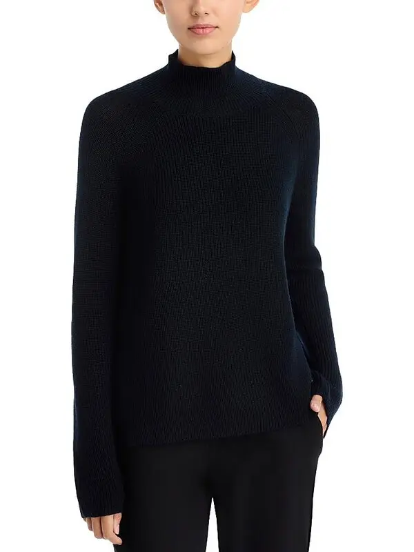 Eileen Fisher Merino Wool Turtleneck Sweater - Black