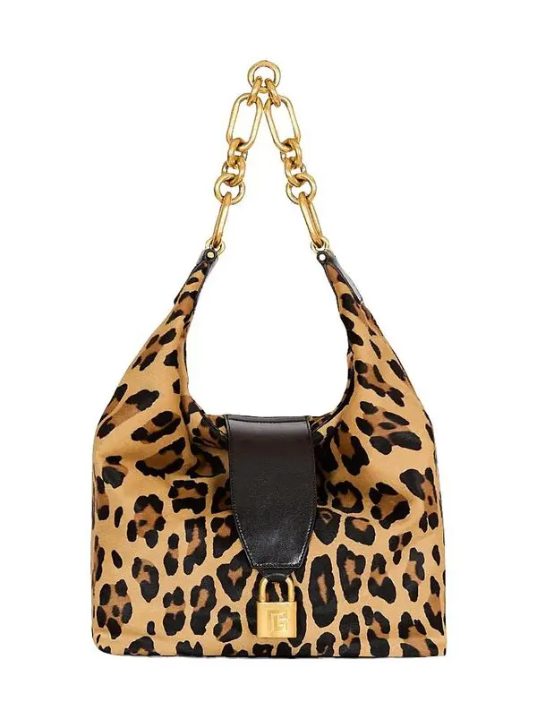 Balmain Sync Hobo Bag - Brown