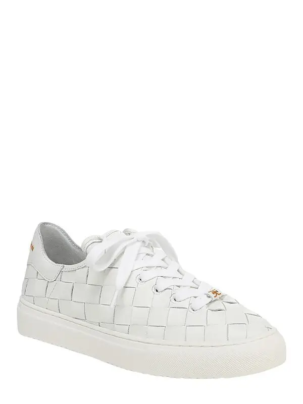 Sam Edelman Poppy Woven Sneakers - White