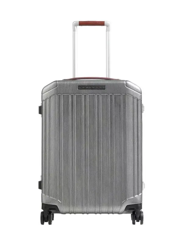 PIQUADRO Ultra Slim Cabin Suitcase - Silver