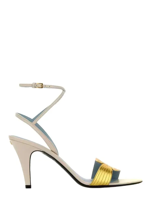 Valentino Garavani 80mm Leather Sandals - White