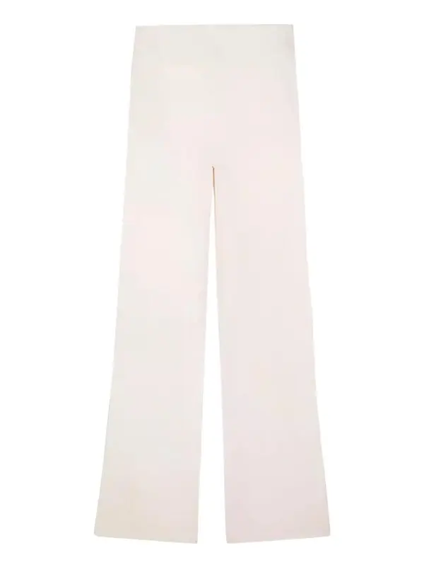 Max & Moi Wool-cashmere Blend Trousers - White