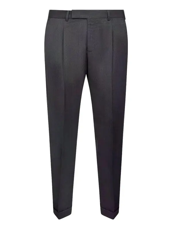PT TORINO Tailored Wool Trousers - Grey