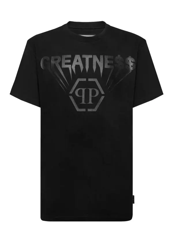 Philipp Plein Greatness Logo-print T-shirt - Black