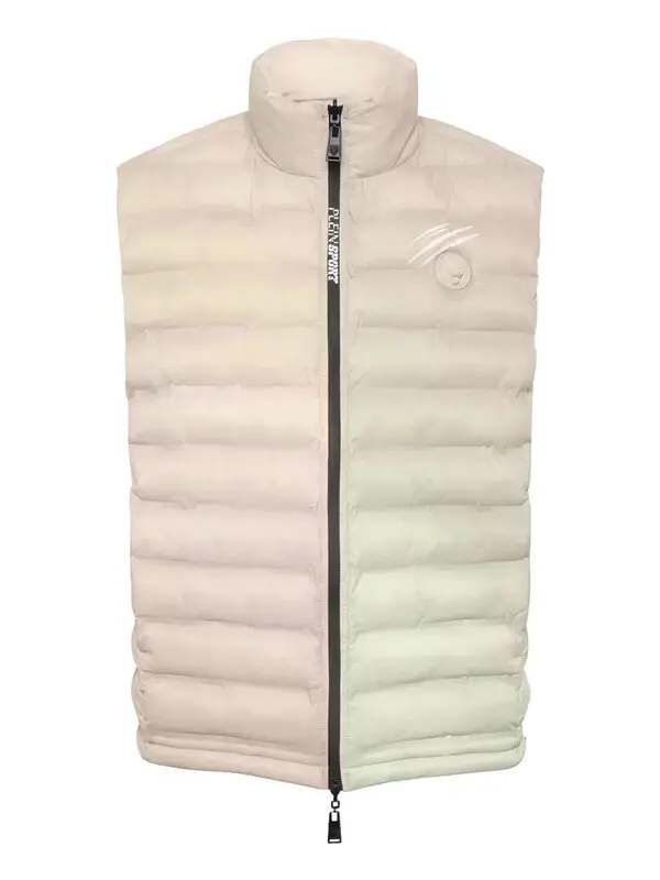 PLEIN SPORT Logo-patch Gilet - Neutrals