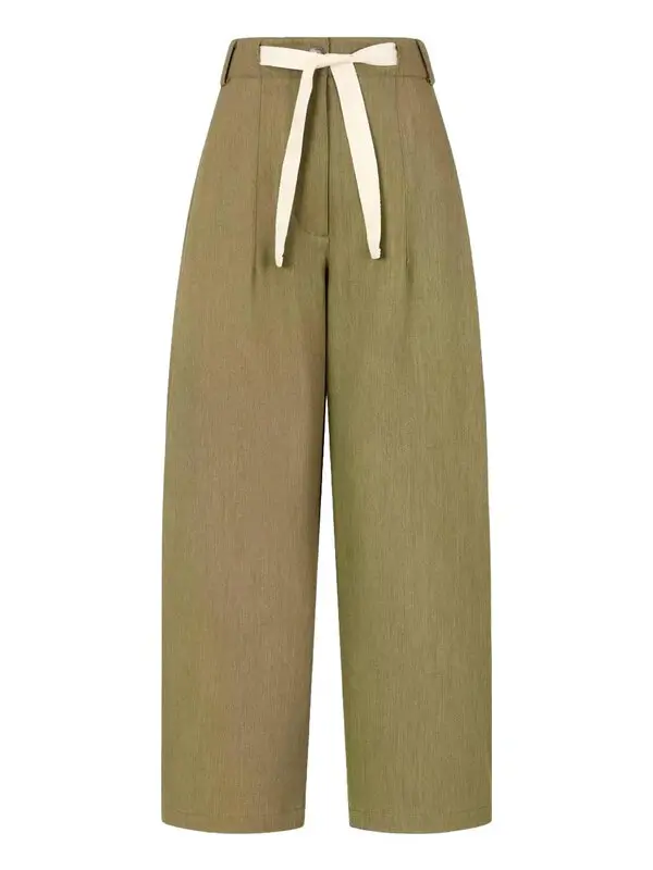 STUDIO TOMBOY Drawstring Trousers - Green