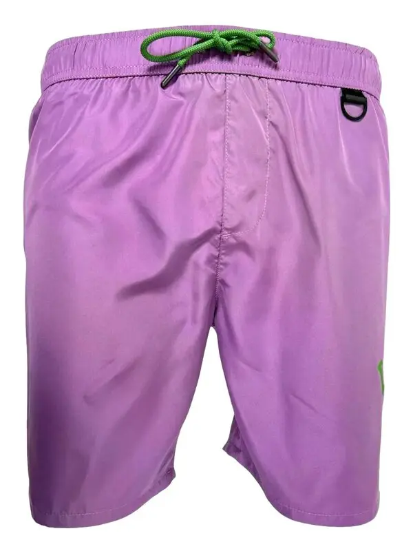 Iceberg Logo-print Swim Shorts - Purple