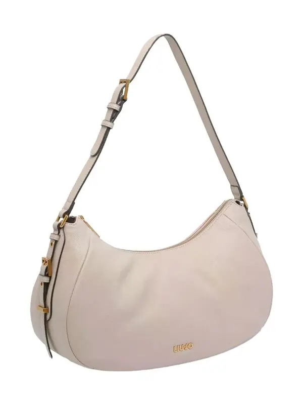 Liu Jo Zip-fastening Curved Shoulder Bag - Neutrals