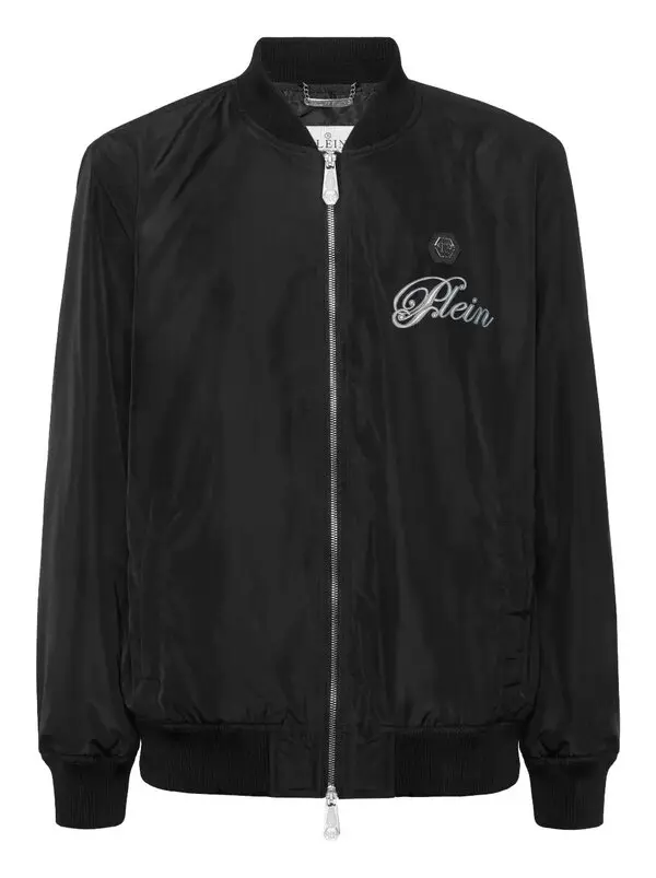 Philipp Plein Skull-print Bomber Jacket - Black
