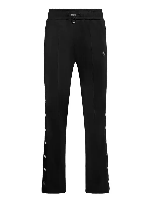 Philipp Plein Snap-fit Fastening Track Pants - Black