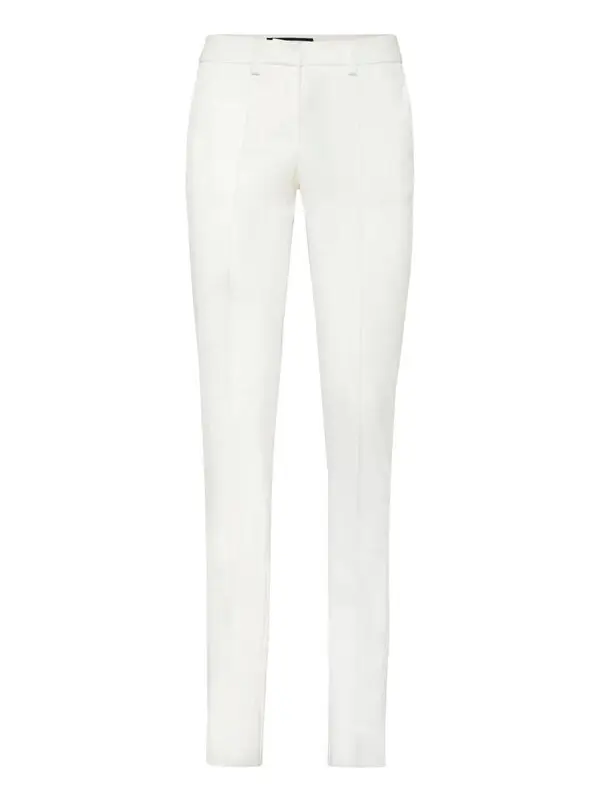 Philipp Plein Logo-plaque Trousers - White