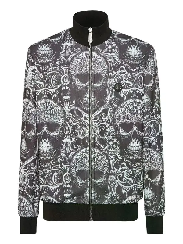 Philipp Plein Printed Jacket - Black
