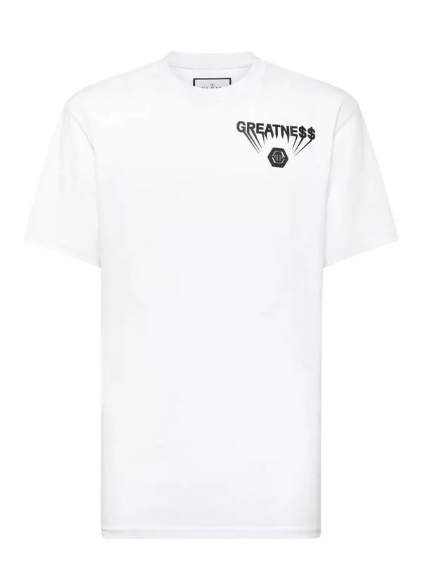 Philipp Plein Logo-plaque T-shirt - White