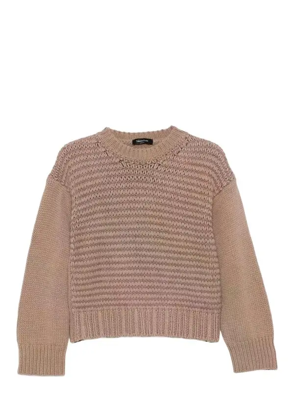 Fabiana Filippi Crew-neck Sweater - Brown