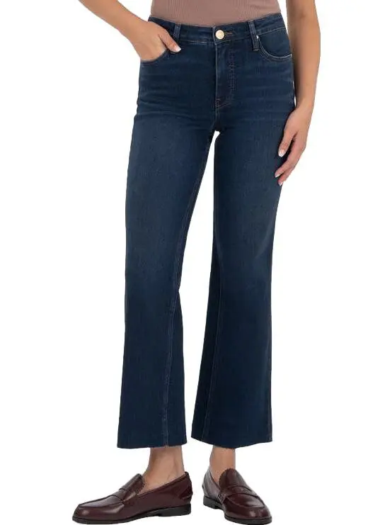 Kut From The Kloth Kelsey Raw Hem Kick Flare Jeans - Likeable