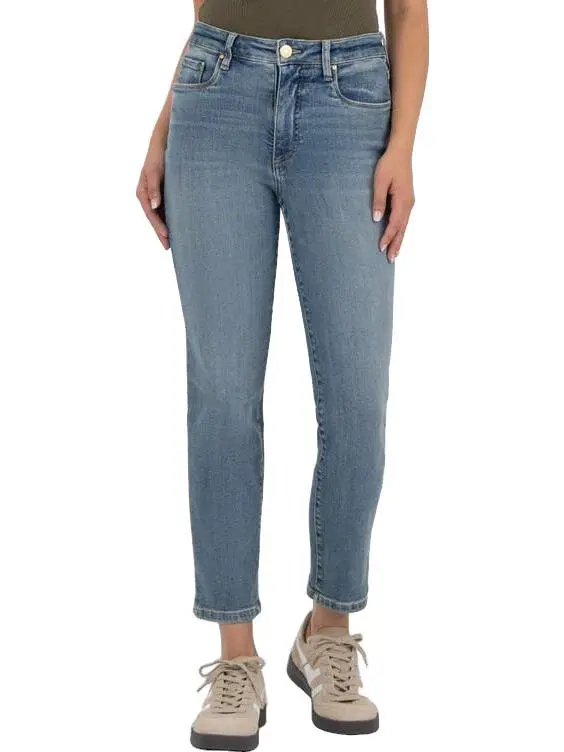 Kut From The Kloth Reese High-waist Straight-leg Ankle Jeans - Ahead