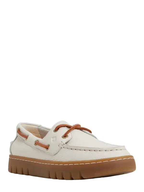 Sperry Keely Boat Shoe - Cream Multi