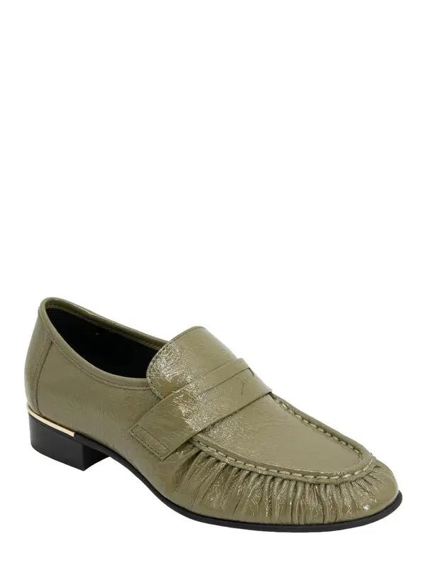 KENNETH COLE Reece Penny Loafer - Green Patent
