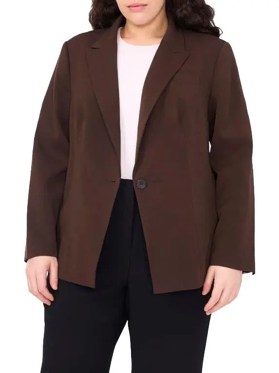 Halogen Fitted One-button Blazer - Delicioso