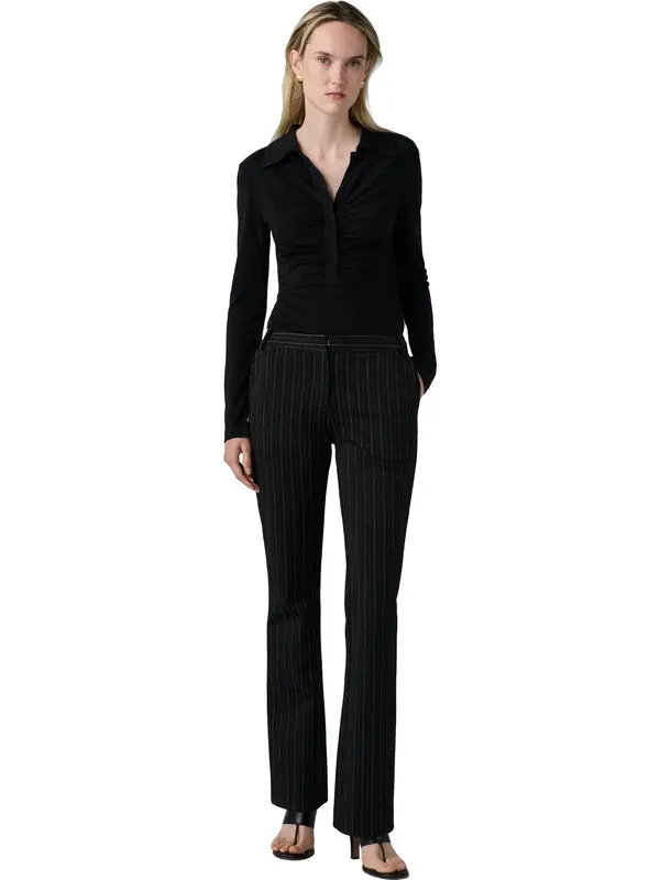 Diane Von Furstenberg Mason Pants - Black Dot Line