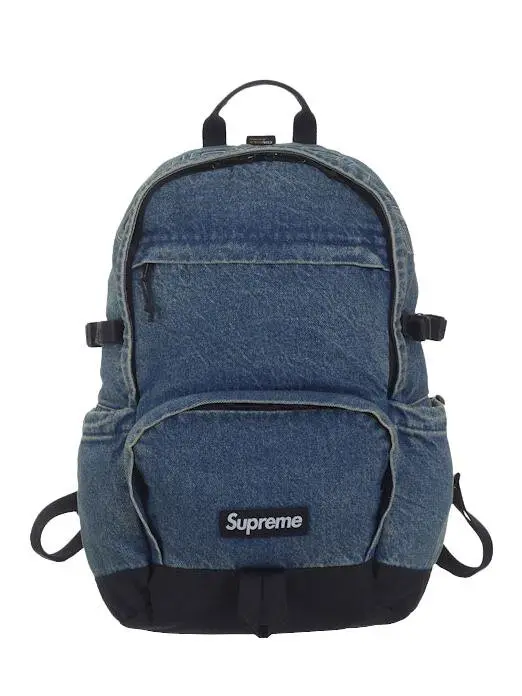 Supreme Denim Backpack - Washed Indigo