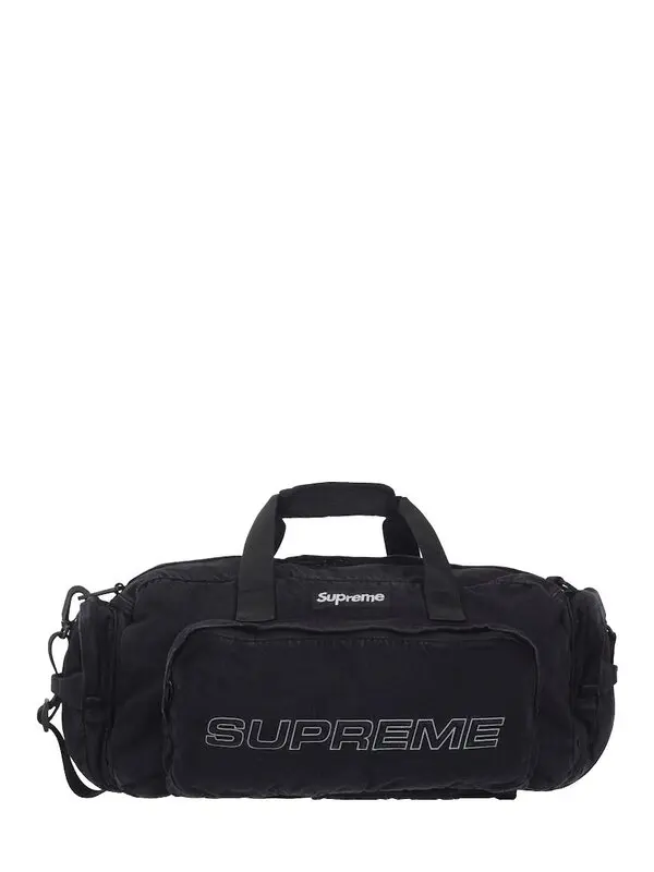 Supreme Denim Duffle Bag - Black