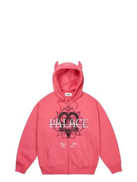 PALACE Hooded Sweatshirt - Posh Pink