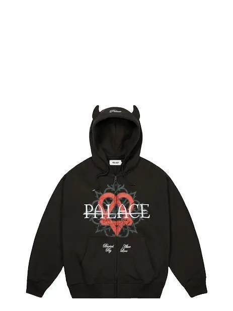 PALACE Trigram Hood - Black
