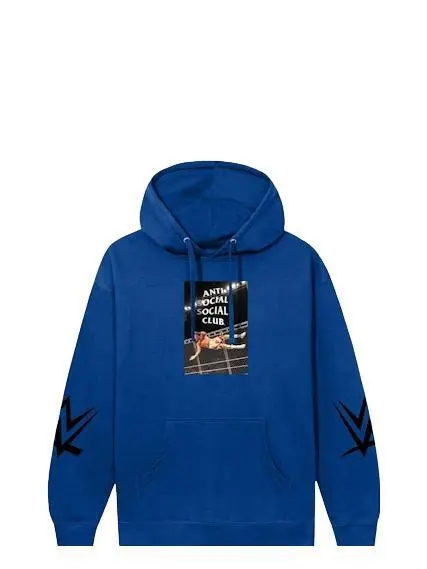 ANTI SOCIAL SOCIAL CLUB X Wwe American Nightmare Hoodie - Royal