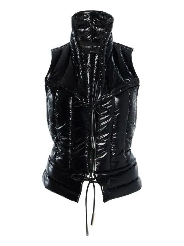 Brandon Maxwell The Maria Padded Gilet - Black