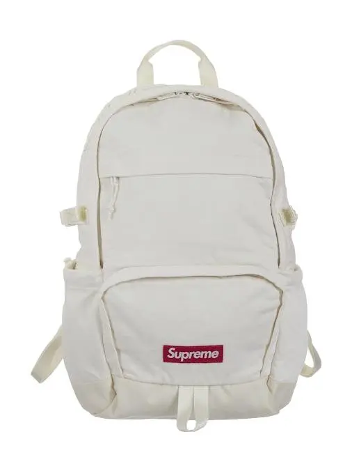 Supreme Denim Backpack - White