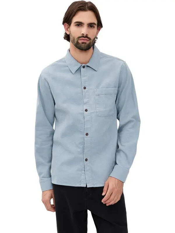 RHYTHM Corduroy Shirt - Mist